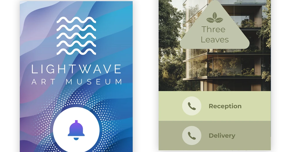 Frame-Layout für Touchscreen Sprechanlagen | Schneider Intercom