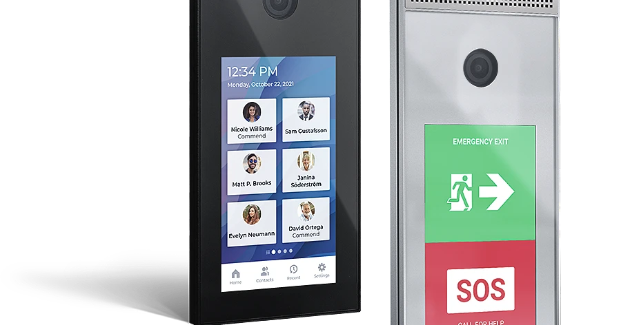 Touchscreen-Sprechanlagen für moderne Innenbereiche | Schneider Intercom